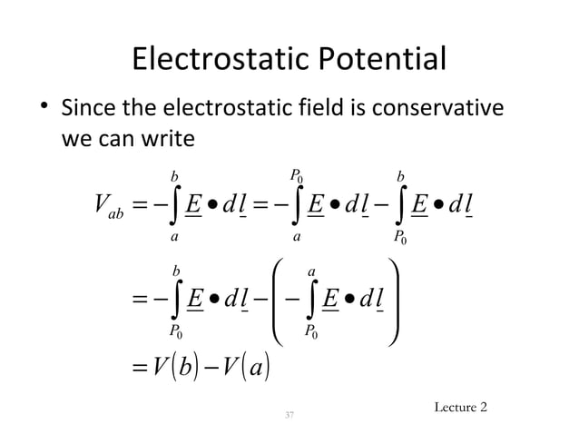 Electrostatics | PPT | Physics | Science
