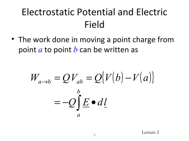 Electrostatics | PPT | Physics | Science