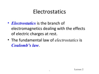 Electrostatics | PPT