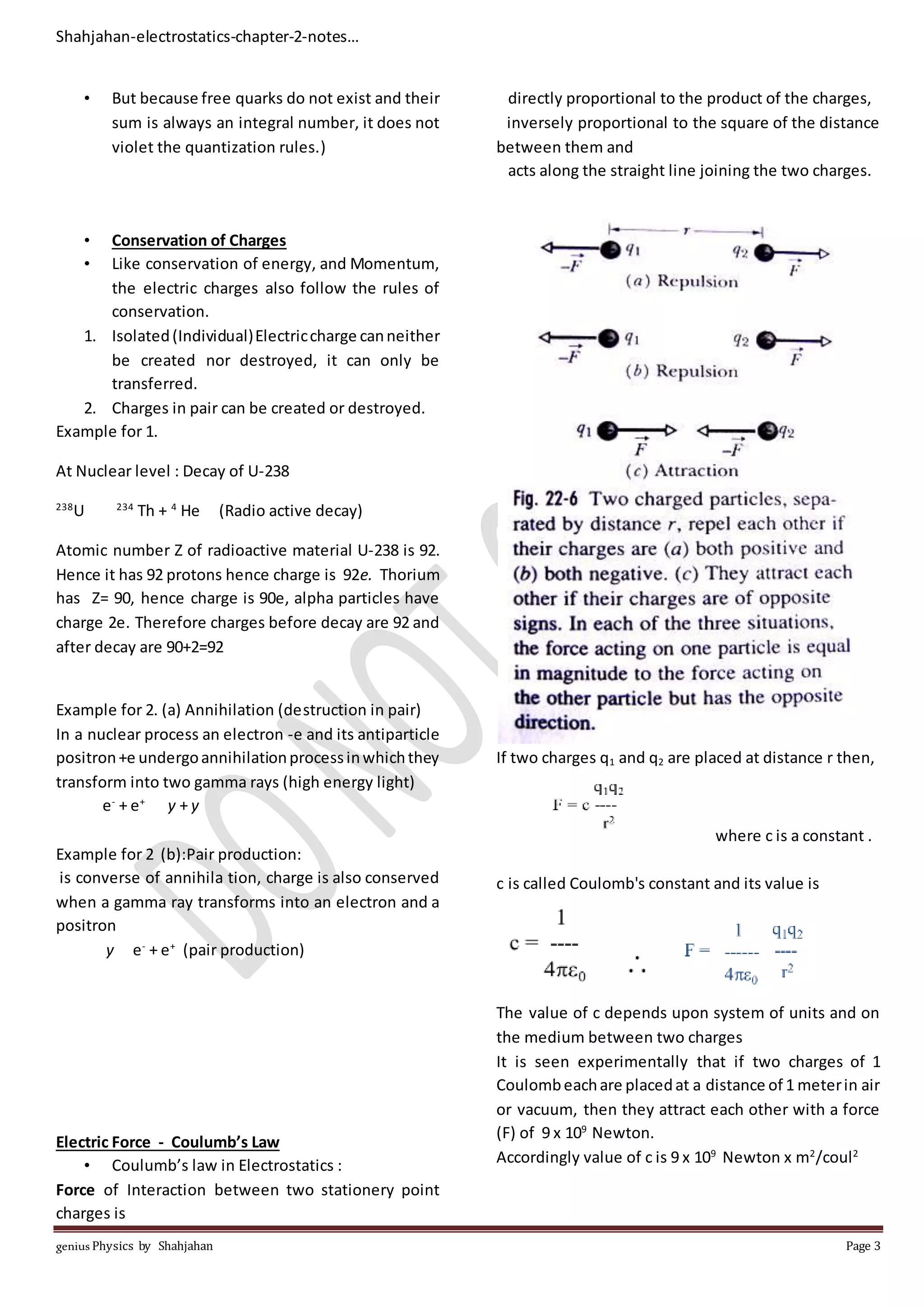 Electrostatics 2-Shahjahan notes | DOCX