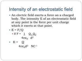 Electrostatics | PPTX | Physics | Science