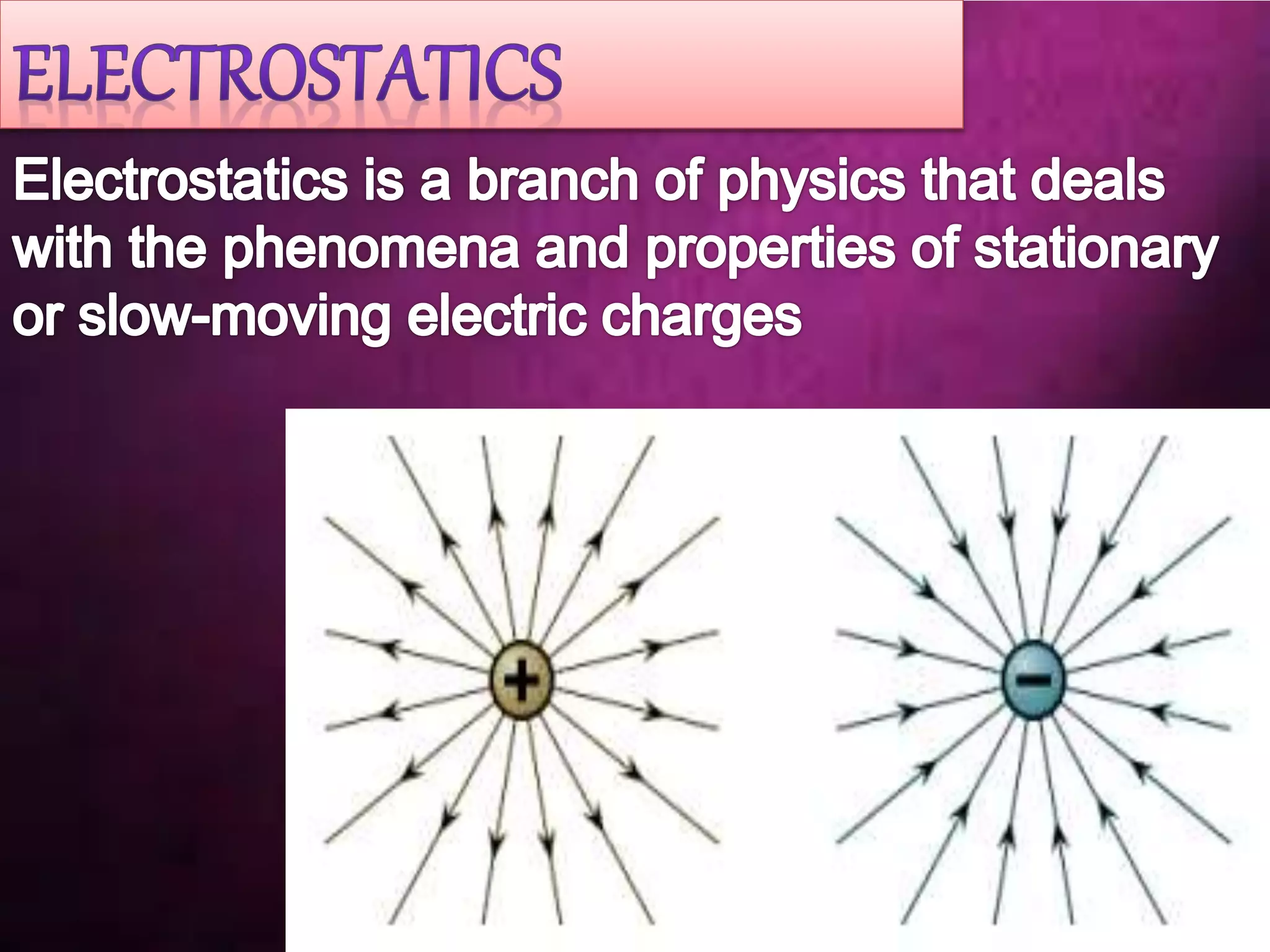 Electrostatics | PPTX