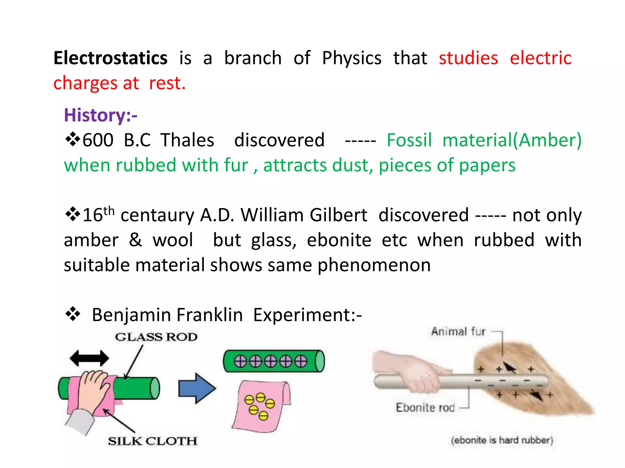 Electrostatics | PPTX