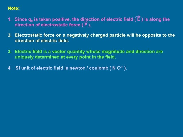 chapter 1 electric charge and electric field | PPT | Physics | Science