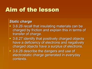 Electrostatics and Current Electricity | PPT