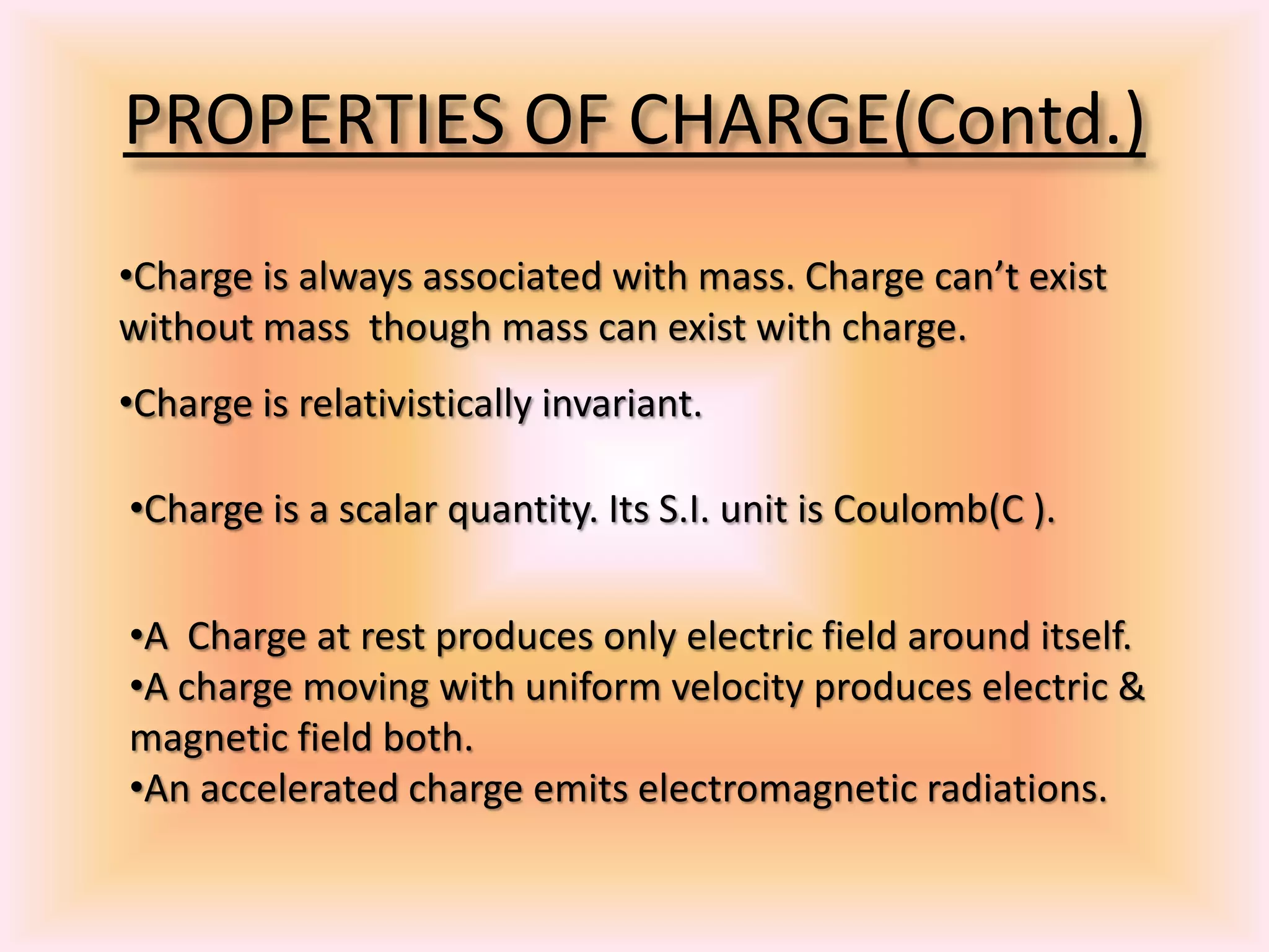 Electrostatics -1 | PPTX