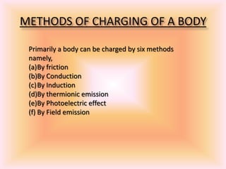 Electrostatics -1 | PPTX