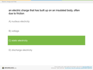 Electrostatics Lecture | PPT