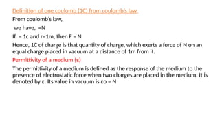 Coulomb’s Law: The Fundamental Force of Electrostatics | PPT