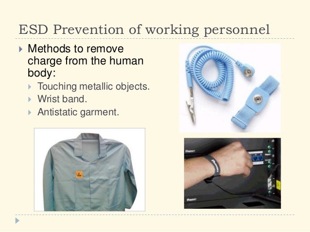 5.12 Electrostatic sensitive devices