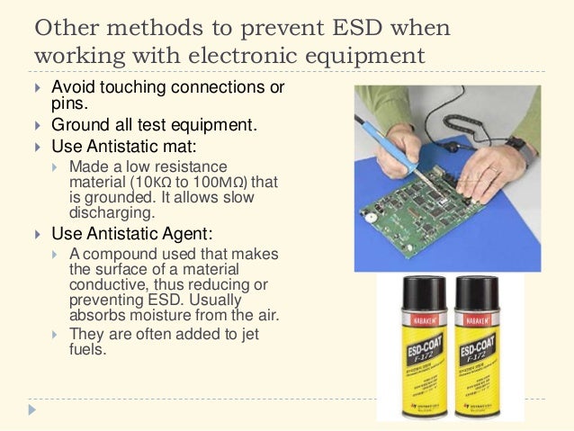 5.12 Electrostatic sensitive devices