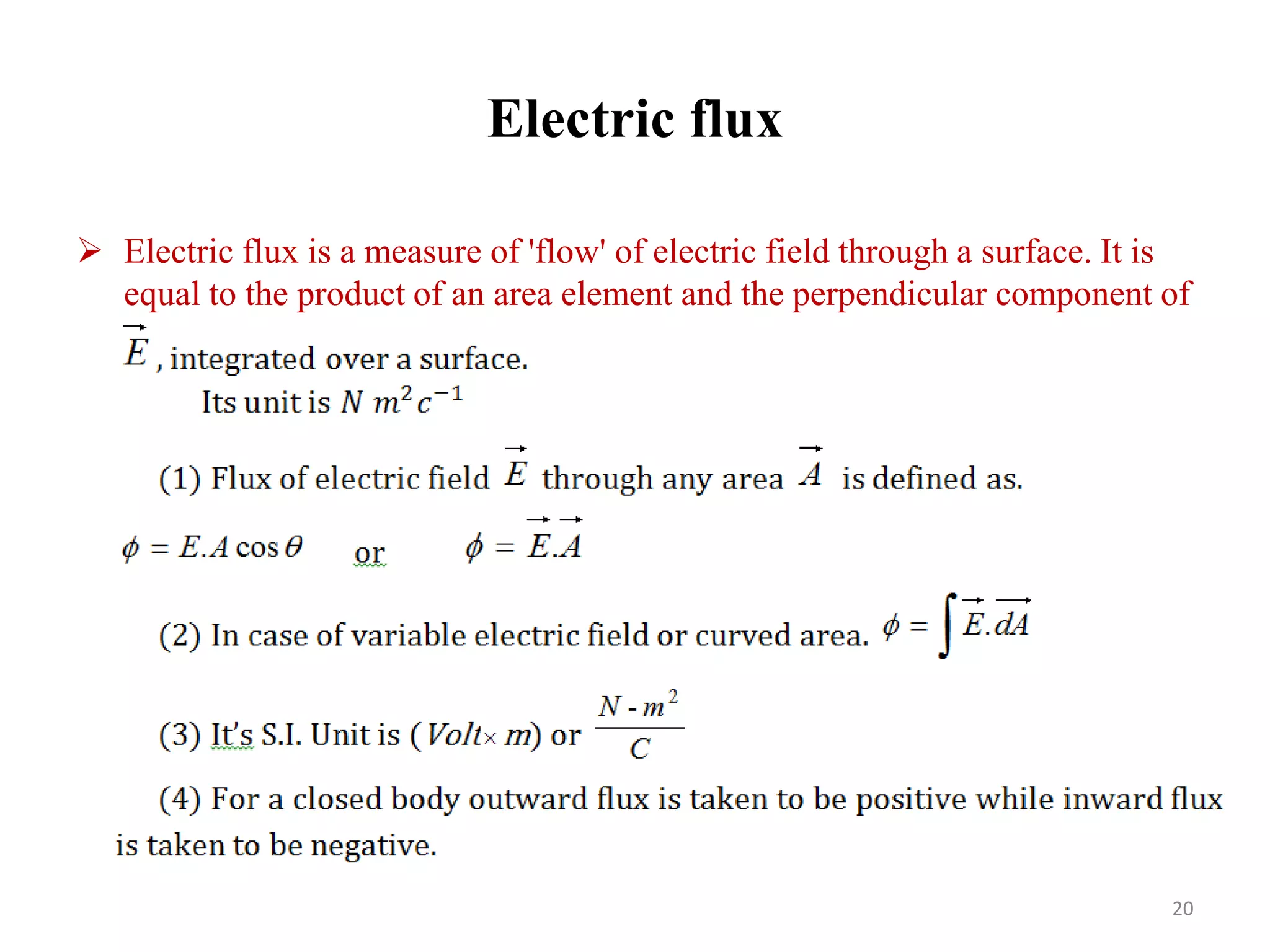 Electrostatics in vacuum | PPTX