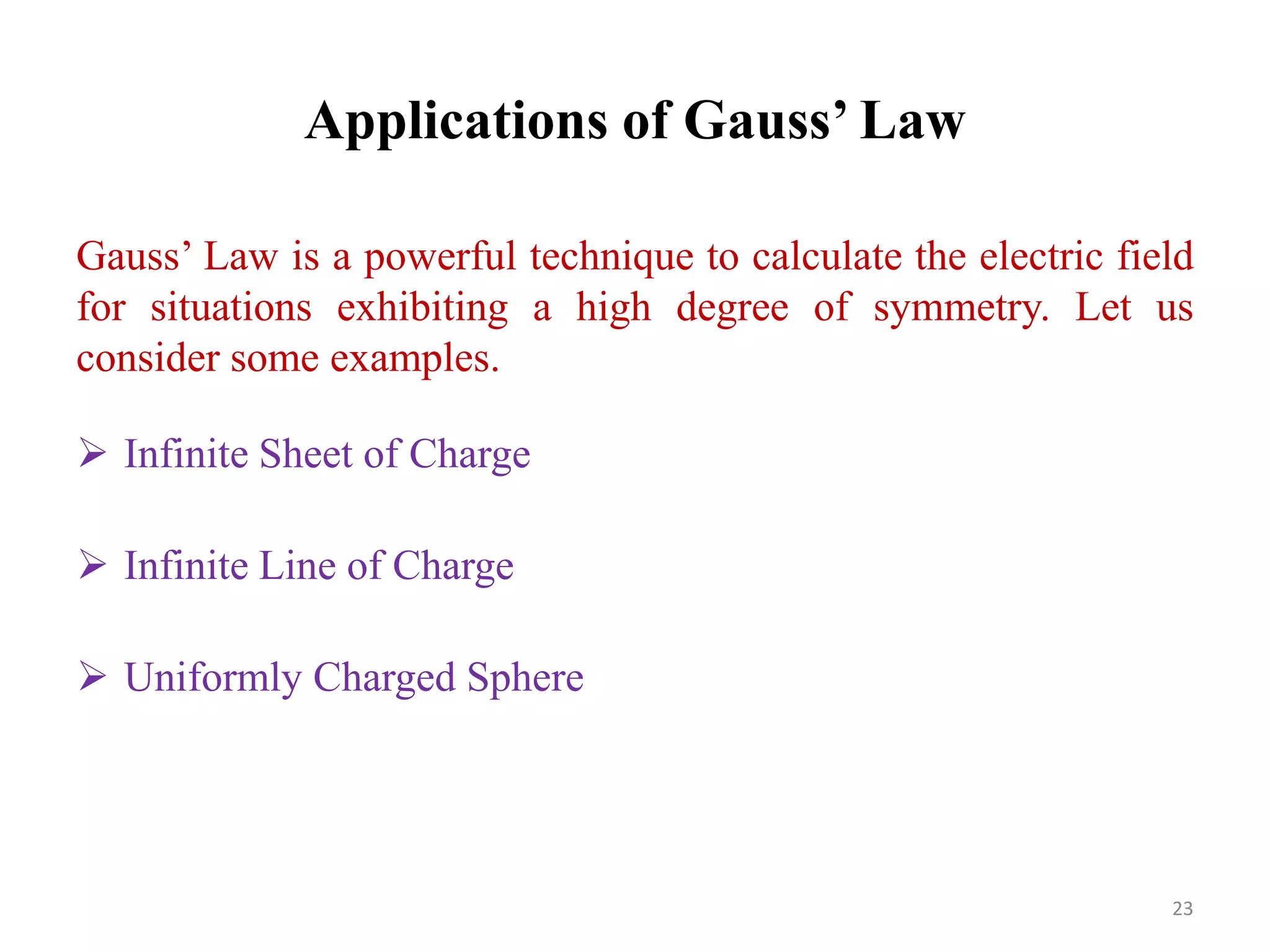 Electrostatics in vacuum | PPTX