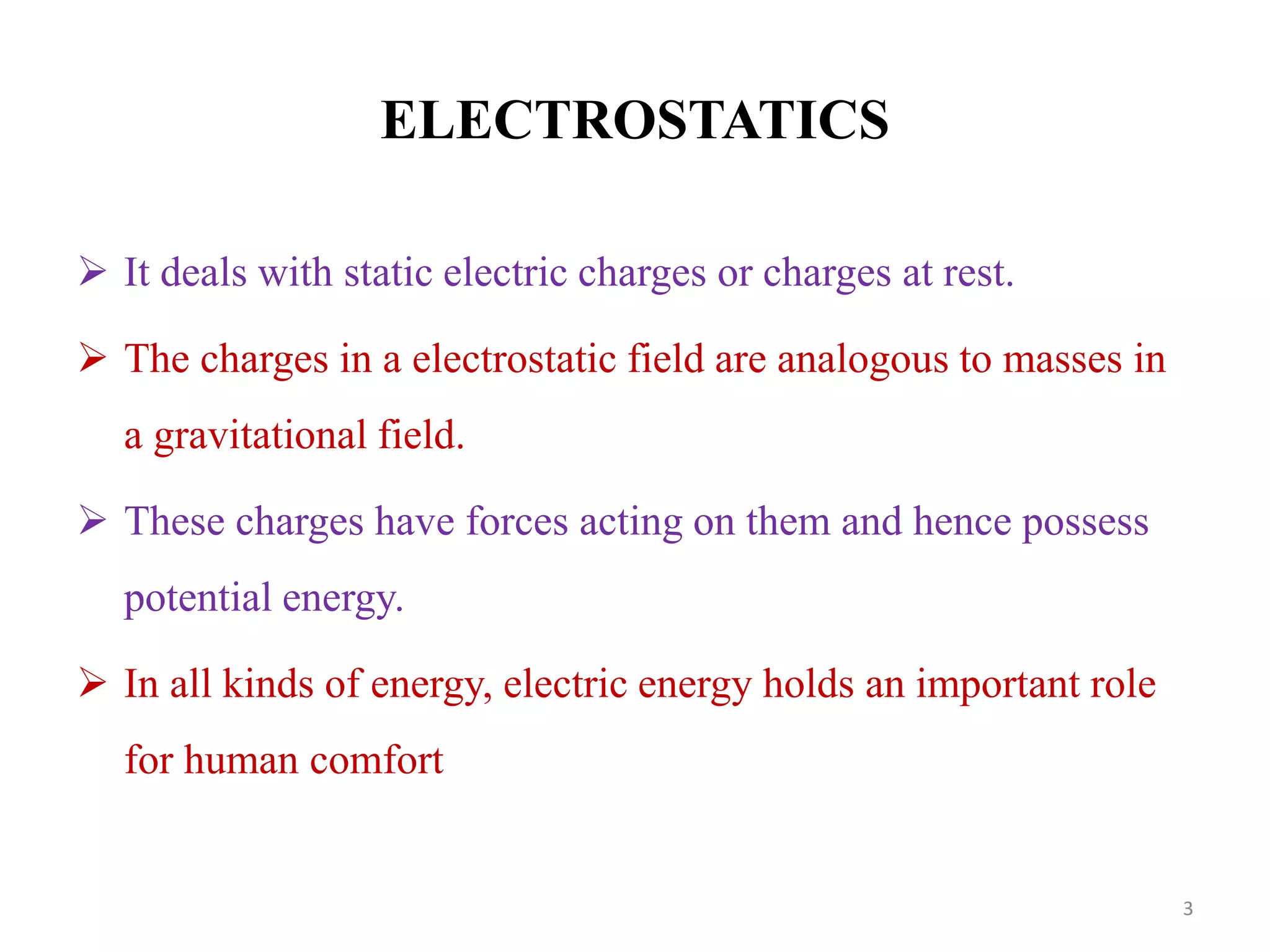 Electrostatics in vacuum | PPTX