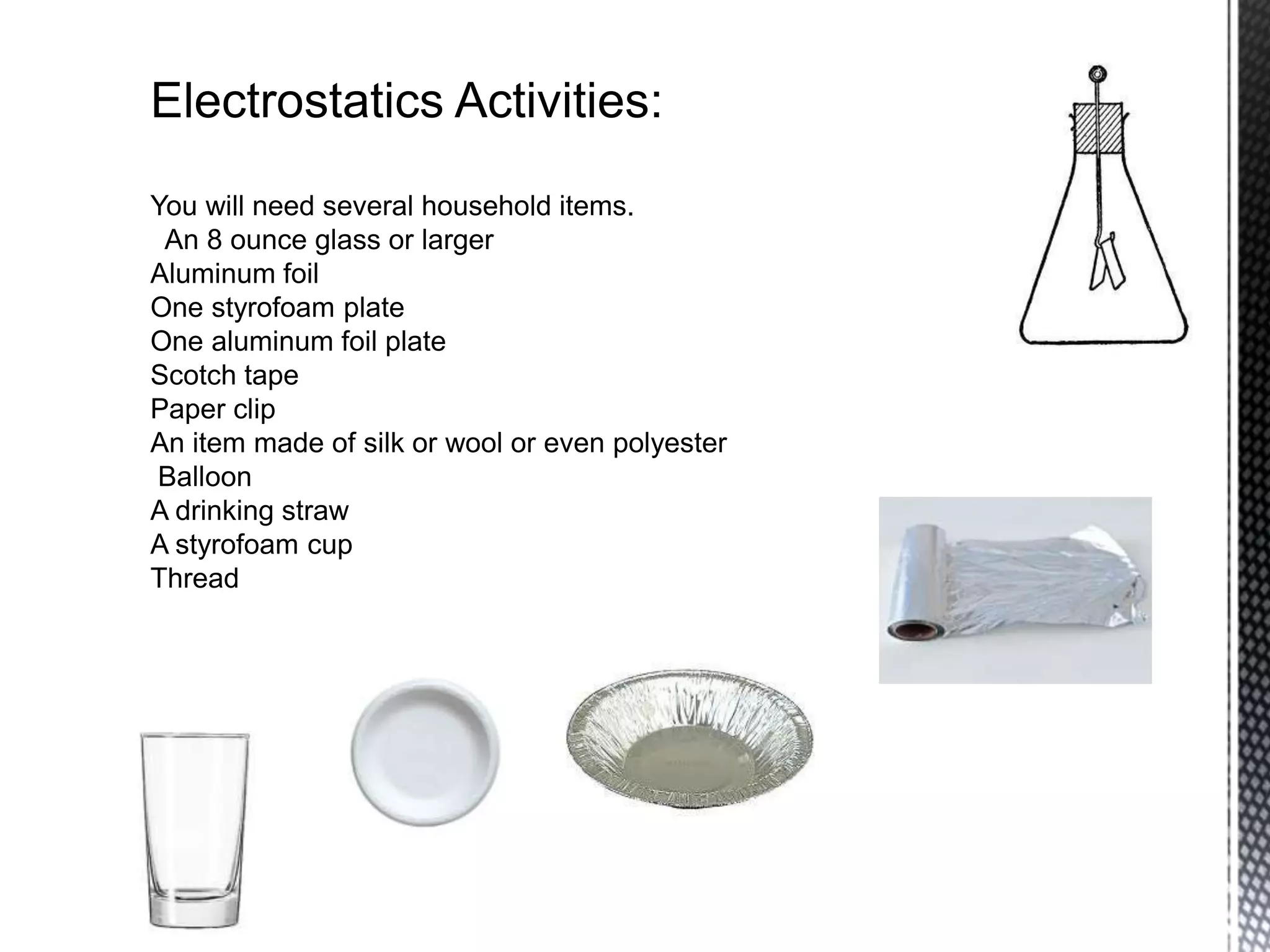 Electrostatics lab activity power point | PPT | Free Download