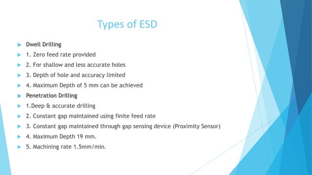 Electro stream drilling(ESD) | PPTX