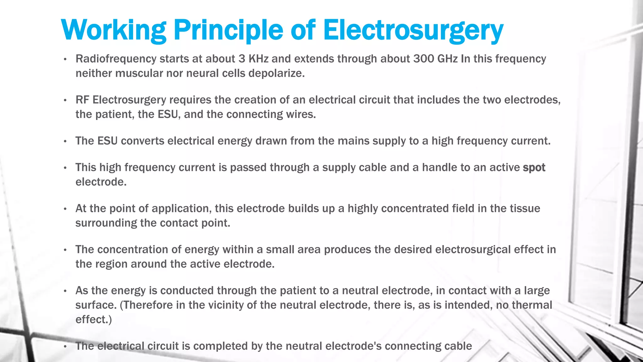 Electrosurgery | PPTX