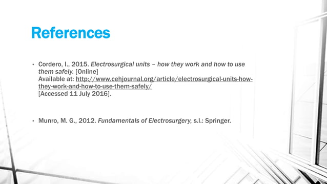 Electrosurgery | PPTX