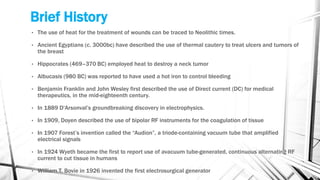 Electrosurgery | PPTX