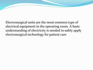 Electrosurgery | PPTX
