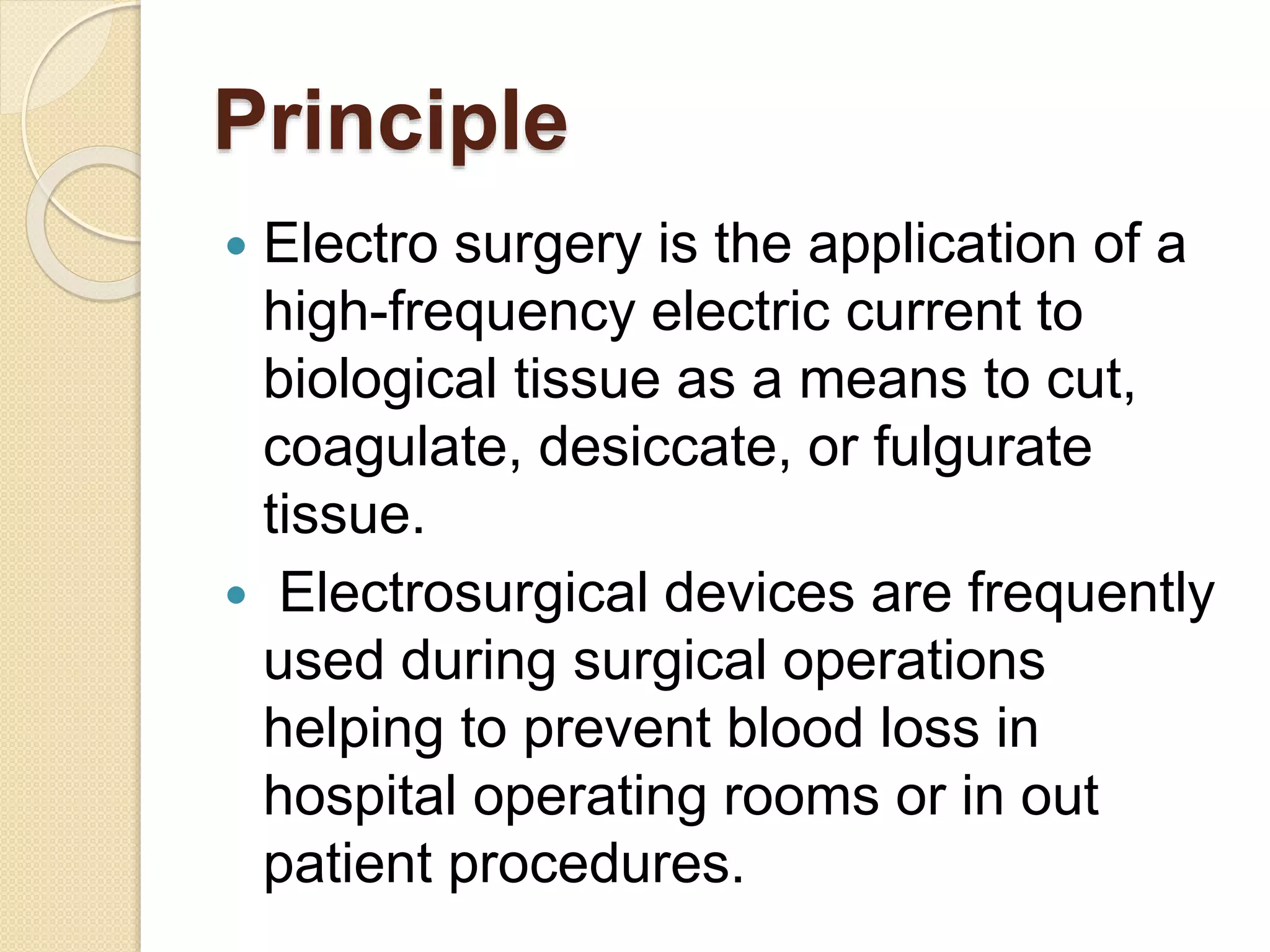 Electrosurgical unit | PPTX