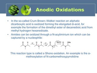 Electrosynthesis | PPTX