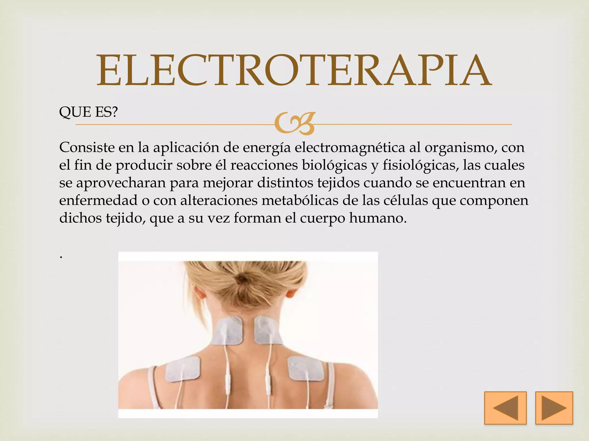 Electroterapia | PPTX