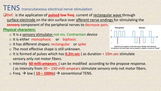 electrotherapeutic modalities | PPTX