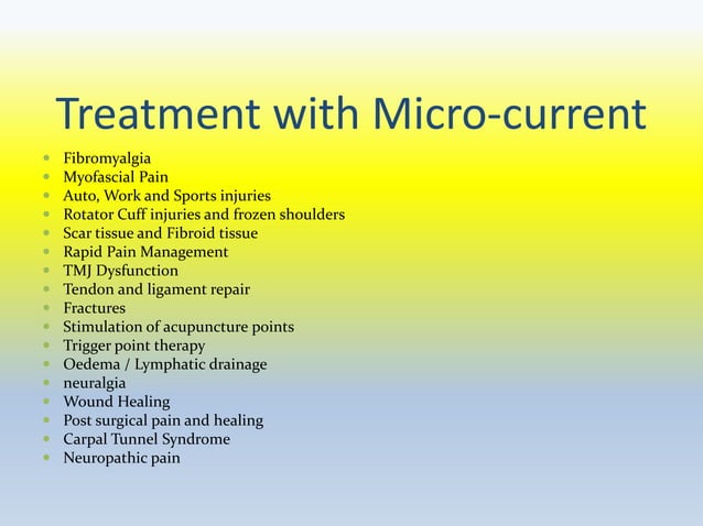 Electrotherapy Ppt Generic Ppt