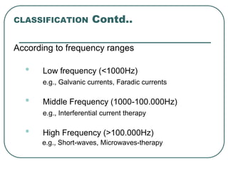 Basics of Electrotherapy | PPT