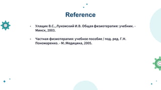 Electrotherapy Medical Rehabilitation Presentaion | PPT