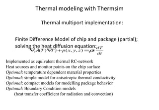 Electro Thermal IC Simulation With Saber | PPT | Physics | Science