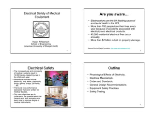 electrical safety of bio-medical devices | PPT