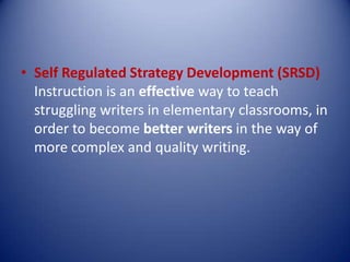 El Ed 356 Srsd Presentation | PPT