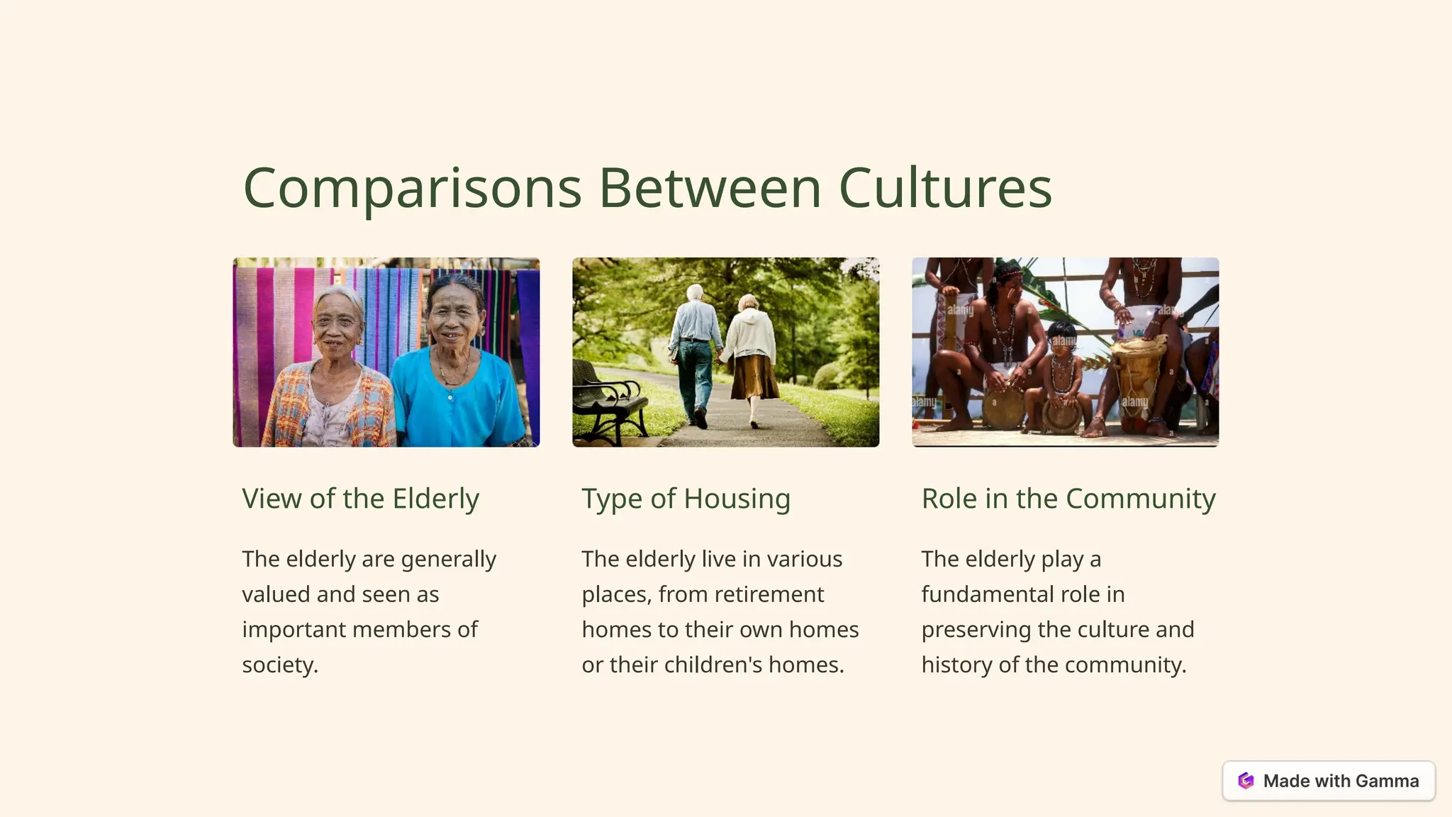 How other cultures see the elderly people | PPTX