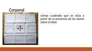 Elementos Sagrados de la Eucaristía | PPTX