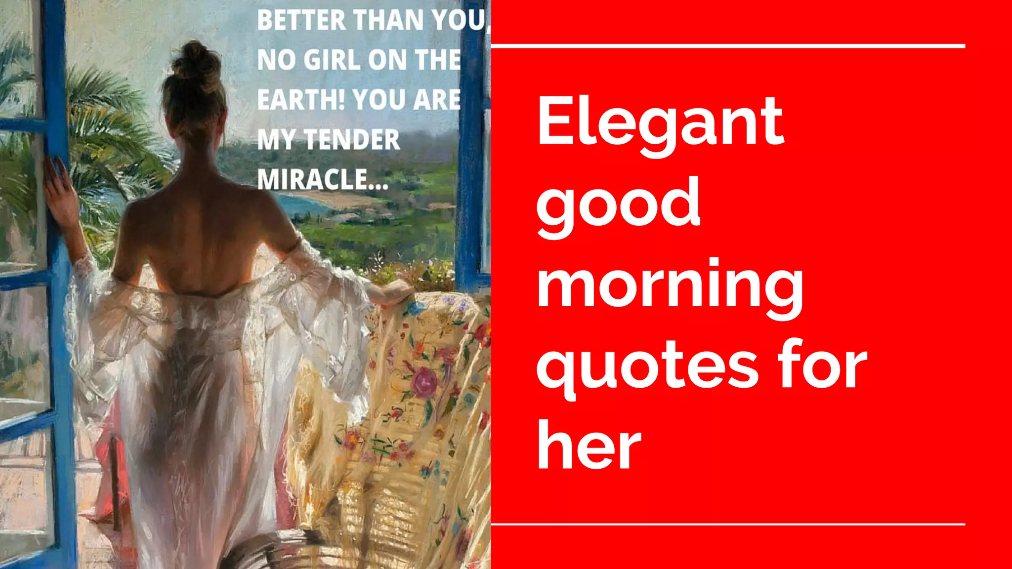 Elegant good morning quotes for her | PDF