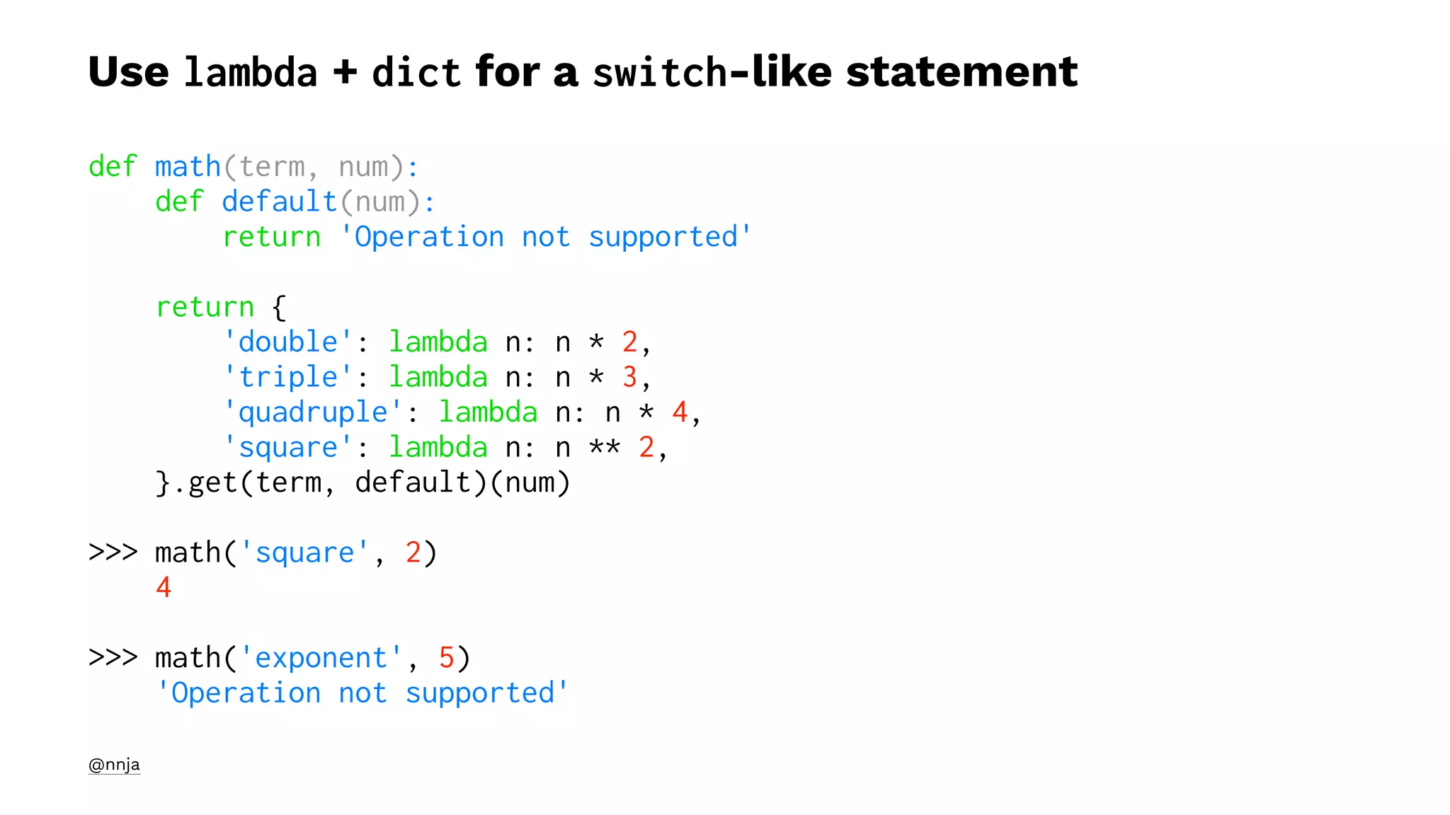 Elegant Solutions For Everyday Python Problems - Nina Zakharenko | PPT