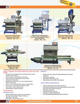 Elegant Eengineers, Nnoida, Pouch Packaging Machines | PDF