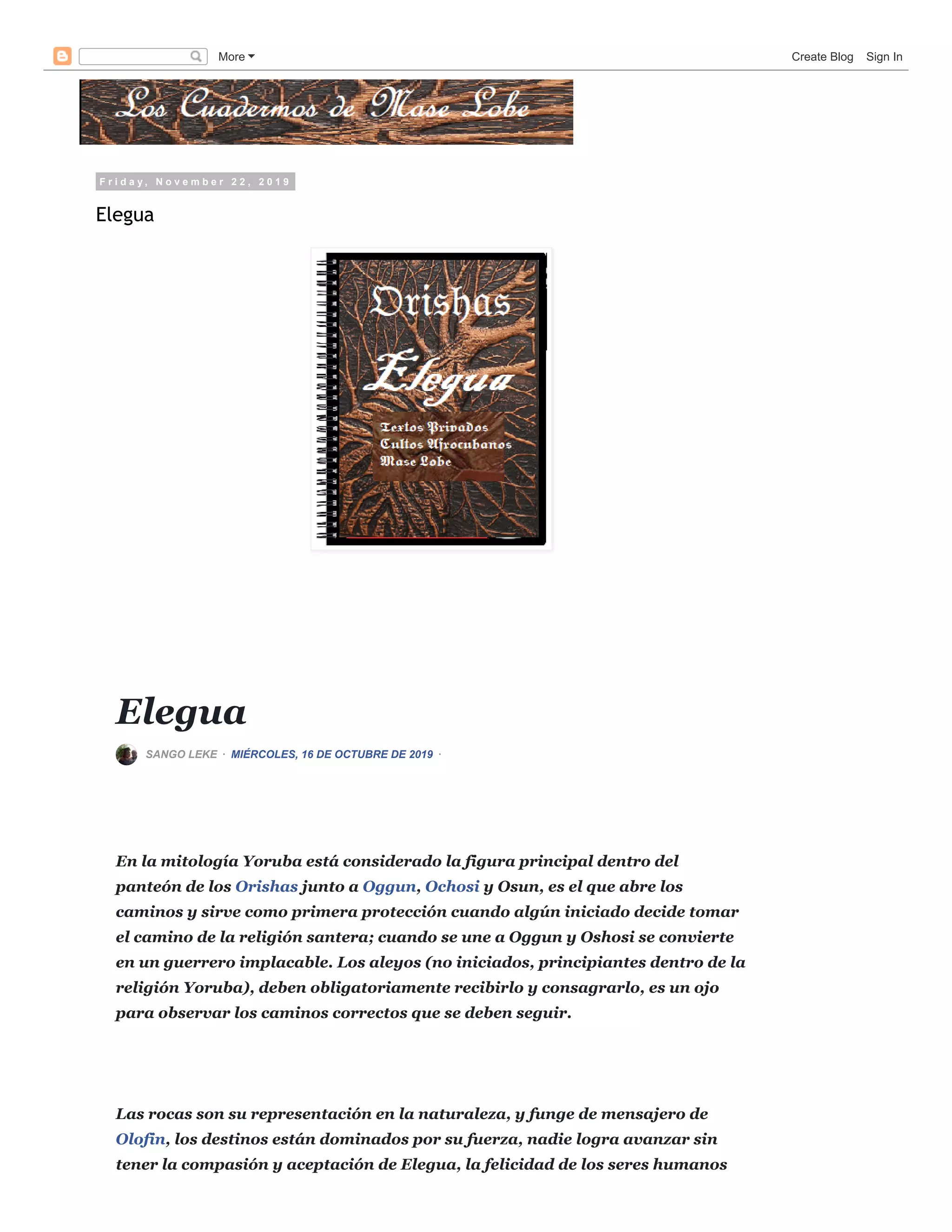 Elegua- | PDF