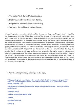 Elegy Written in a Country Churchyard | PDF
