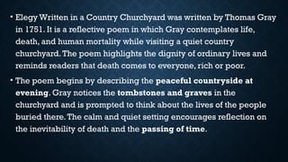 Elegy Written In A Country Churchyard.pptx