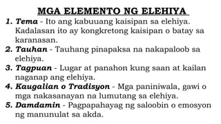 ELEHIYA PANITIKANG ASYANO 9 THIRD QUARTER | PPTX