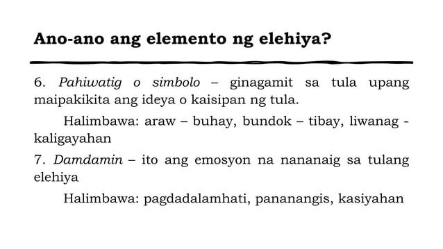 ELEHIYA NG BANSANG PILIPINAS- PANITIKANG AYSANO 9 | PPTX