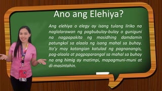 Elehiya sa kamatayan ni kuya | PPTX