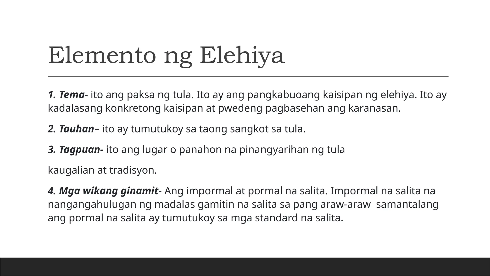 Elehiya sa Kamatayan ni Kuya ni John Paul Chico | PPTX