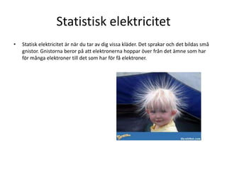 Elektricitet och magnetism power point | PPTX