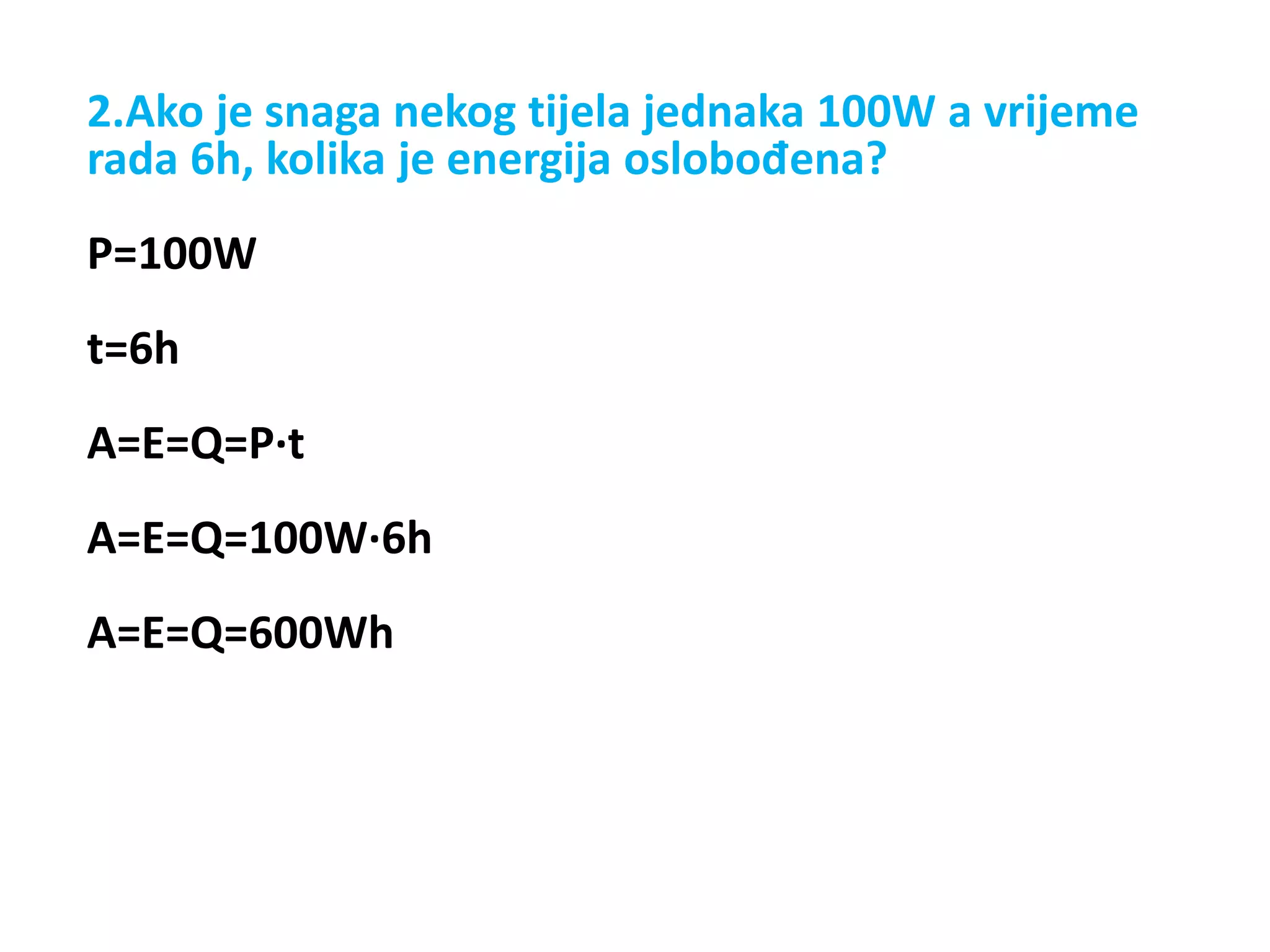 Elektricna struja - rijeseni zadaci | PPTX