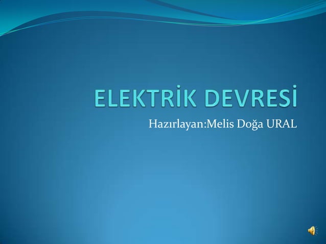 Elektrik devresi | PPTX