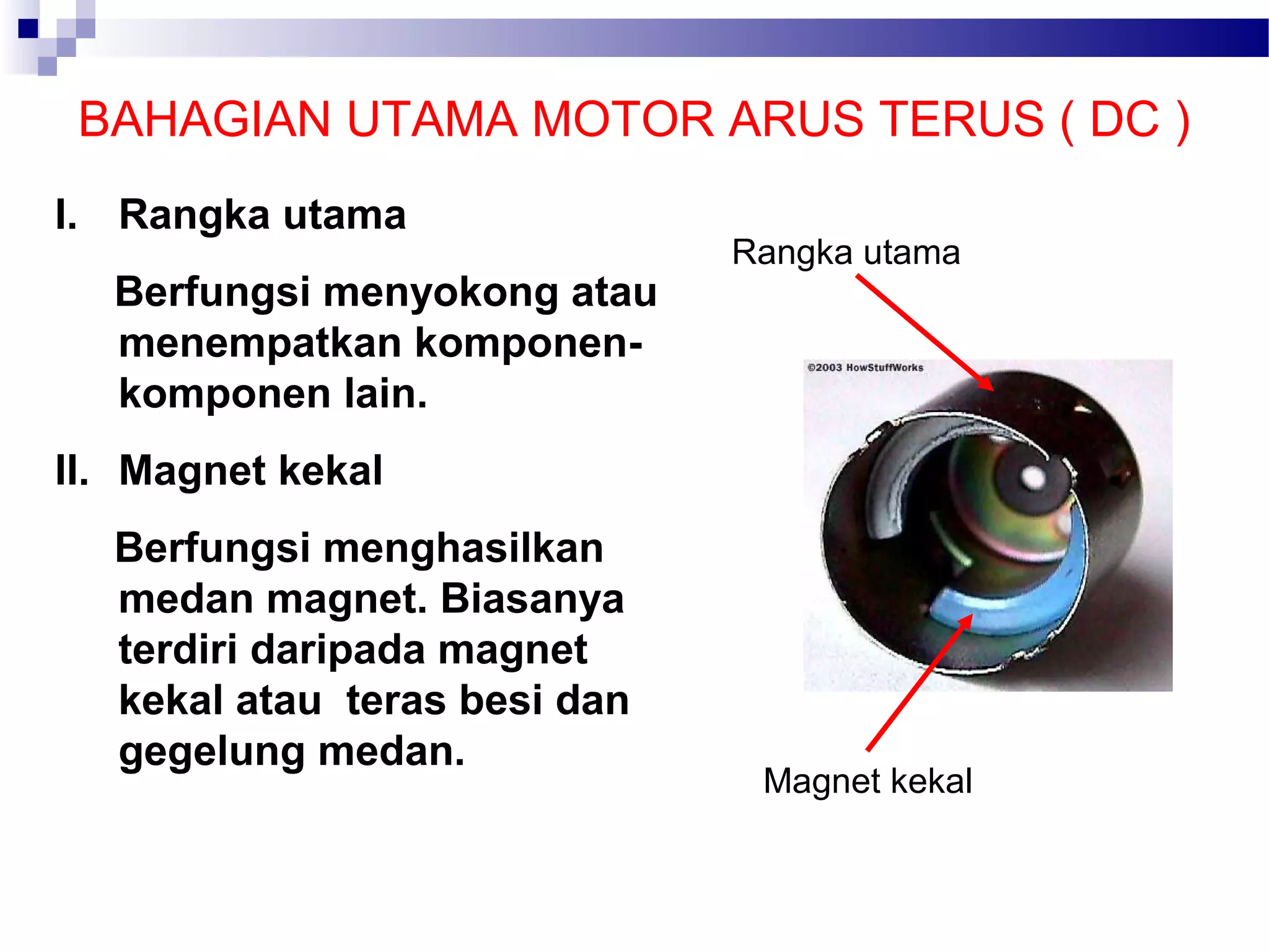 Elektrik tingkatan 3 motor | PPT